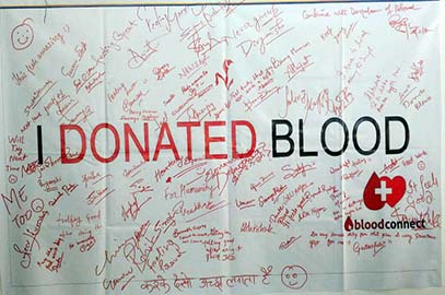 University of Lucknow / Blood donation camp on Science day