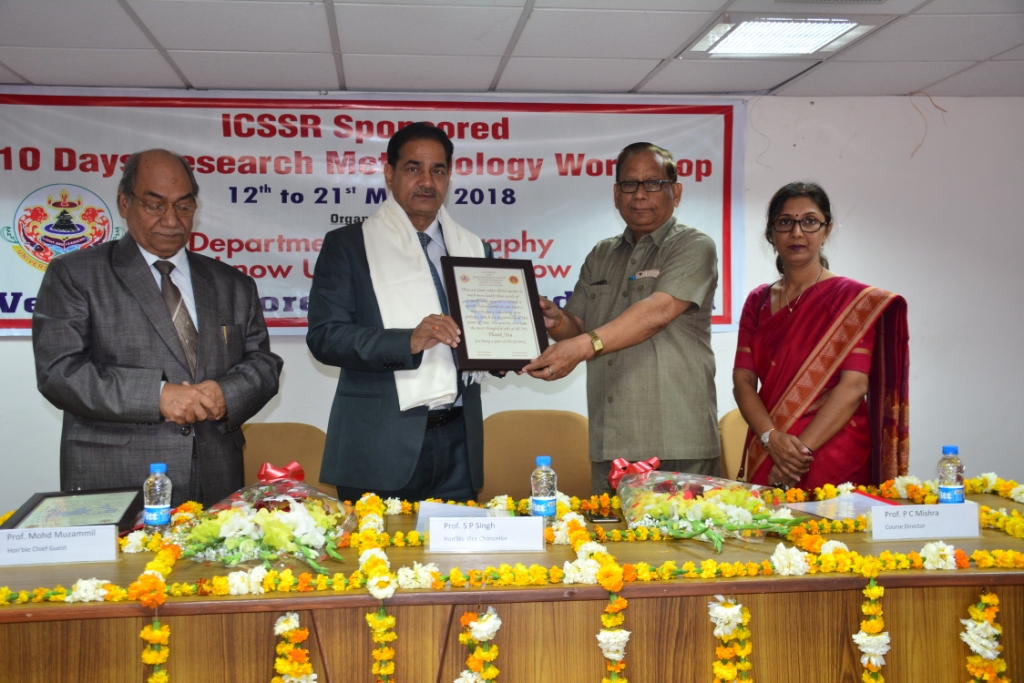 University of Lucknow / ICSSR Sponsored Research Methodology Workshop ...